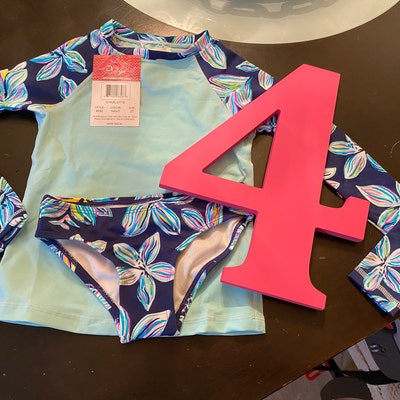 4 Sign Photo Prop for Fourth Birthday Photo Shoot for Kids Wooden ...