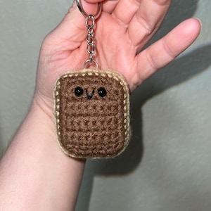 Toaster Pastry Keychain PDF Crochet Pattern - Etsy
