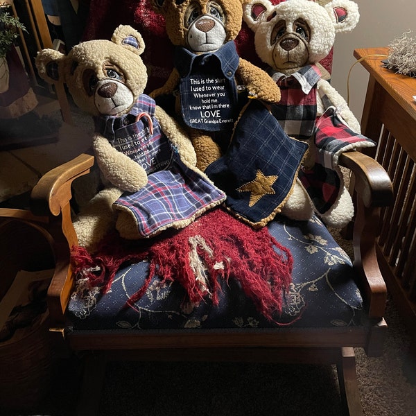 ITH Memory Bear Embroidery File: Teddy & Lovey (digital Download) - Etsy