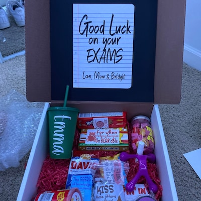 Final Exam Survival Kit College Care Package Build Your Own: Snacks ...