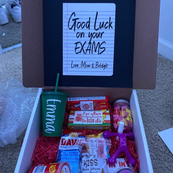 Final Exam Survival Kit College Care Package - Build Your Own: Snacks ...