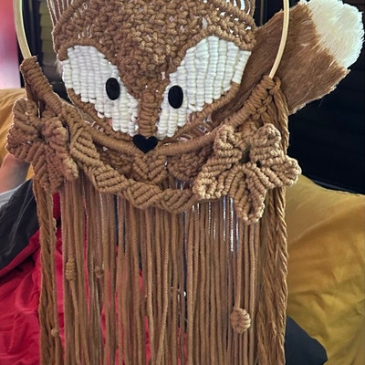 Macrame Cow PDF Pattern Tutorial Bull Craft Farm Animal DIY Decor Step ...