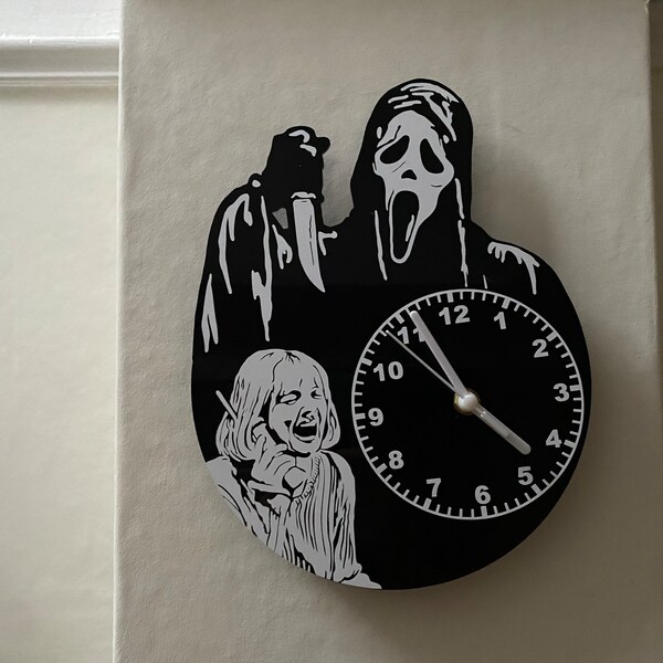 Scream Inspired Ghostface Clock - Etsy UK