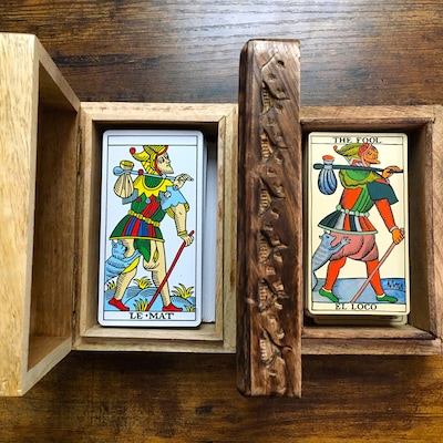 Wooden Box 6 X 4 Gift Box Decorative Box Tarot Card Box Jewelry Box ...