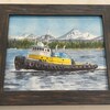 Portrait by Hand 5x7 From Your Photo Impressionist Lake Sunset Painting ...