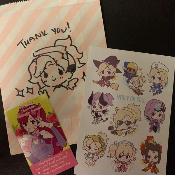 Mercy Love Sticker Sheet - Etsy
