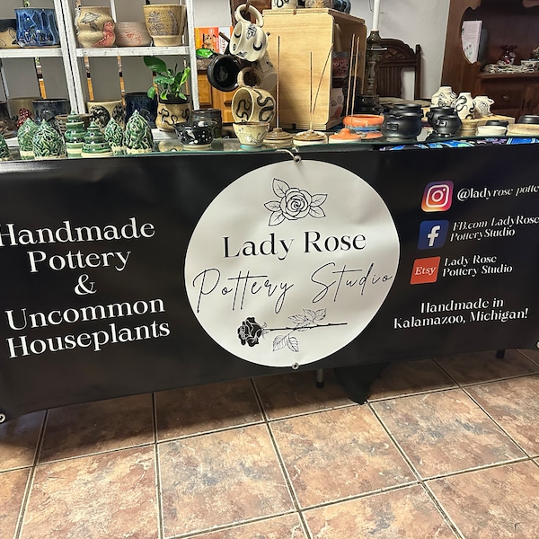 CRAFT SHOW BANNER With Your Logo - Custom Craft Fair Banners - Weather ...