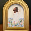 Beautiful Savior, Stained Glass Painting, Stained Glass Jesus, Jesus ...