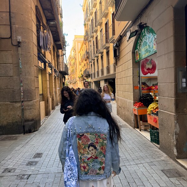 Customized Denim Jacket With Pop Art and Comic Books - Handmade Women's ...