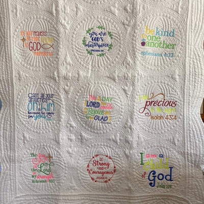 Lap Size Prayer Blanket - Etsy