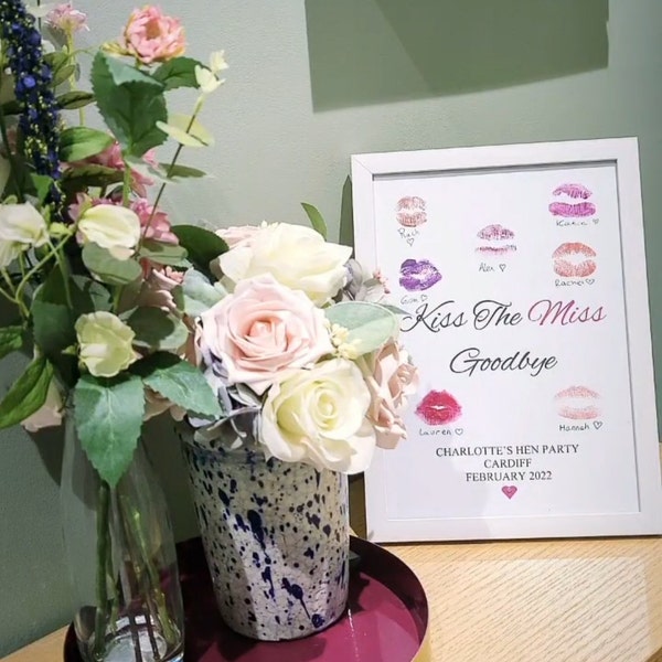 Hen Party Guest Book, Hen Memory Book, Hen Do Game, Gift for Bride ...