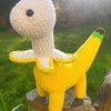 Bananasaurus Dinosaur NO SEW Crochet Pattern - Etsy