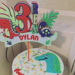 3 Rex Girls Cake Topper in Camila | Etsy