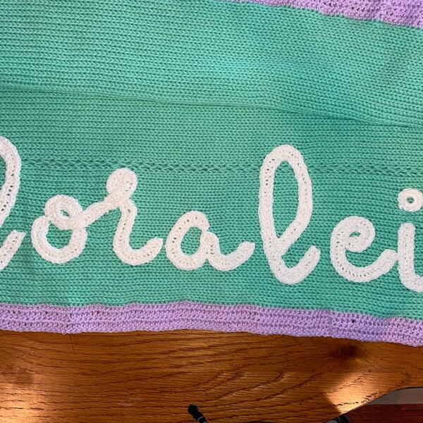 ANGELS & RAINBOWS Font Crochet Letter I Pattern, Crochet Letter Pattern ...