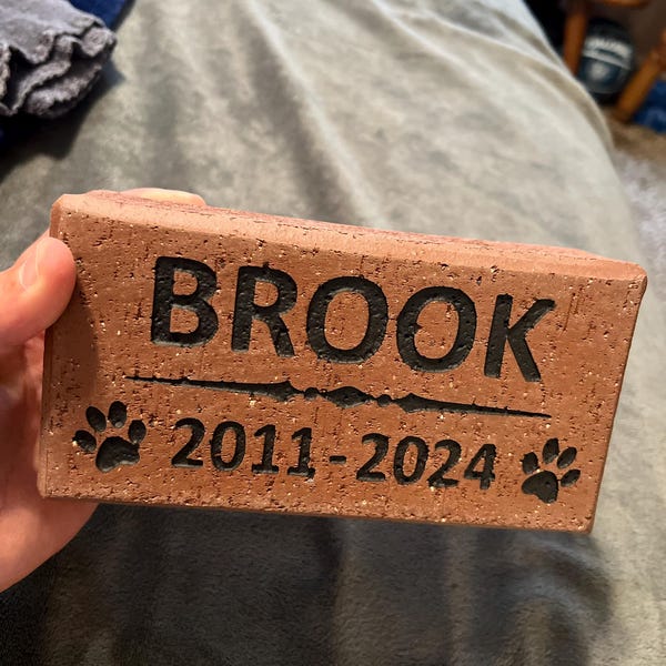 REAL Indiana Limestone Address Stone Block to Install With Brick or ...