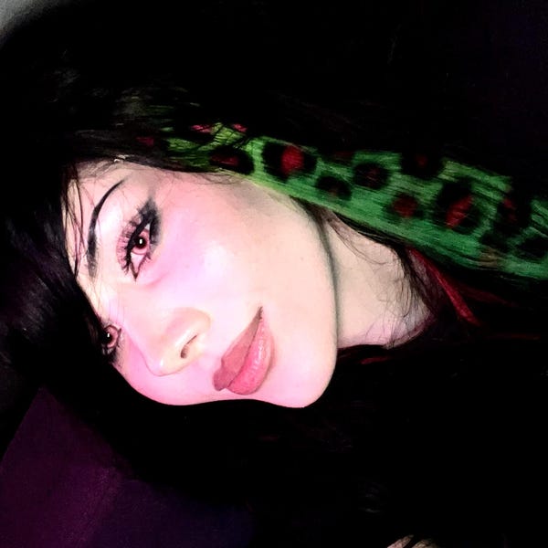 After Midnight Blue Coontails Scene Kids Emo Girl Boy Human Hair Clip ...