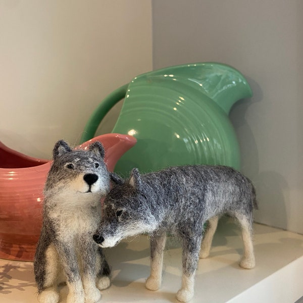 Needle Felted Polar Bear. Fiber Art, Handmade, Forest Animal.(made to ...