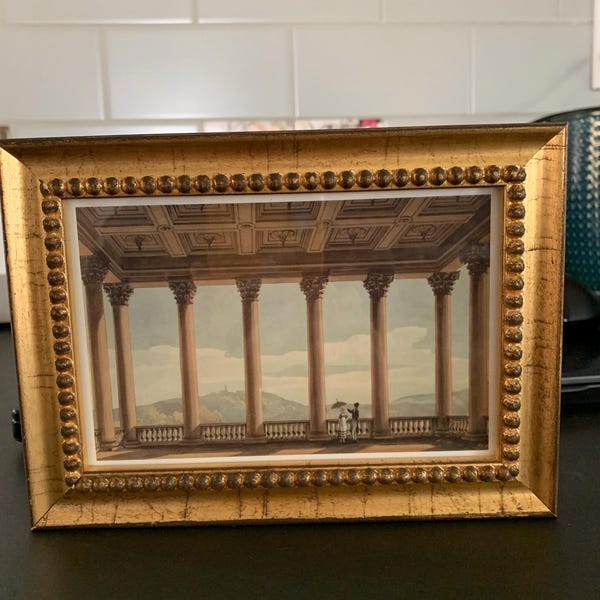 Ornate Gold Picture Frame Antiqued Gold Photo Frame Custom Picture ...