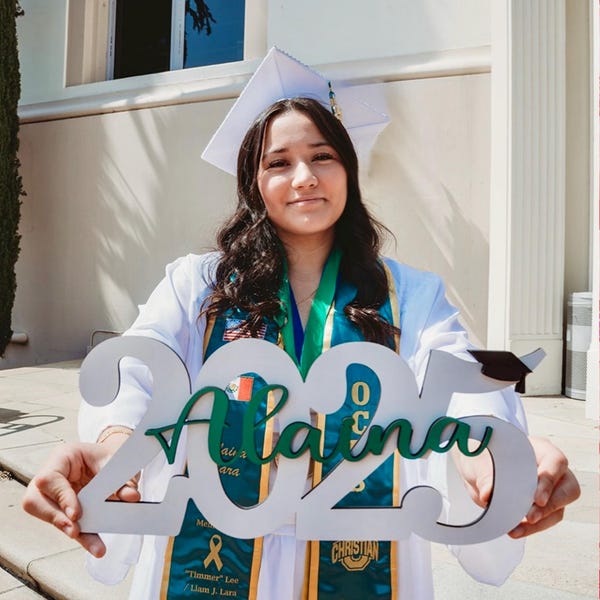 Senior 2026 Class of 2026 2027 Grad Sign Graduation Sign Senior Year ...