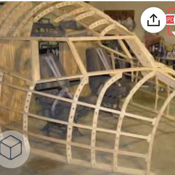 Flight Simulator Plane Cabin for Games DIY Blueprints - Etsy