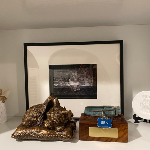 Angelic Yorkie Dog Memorial Urn - Etsy