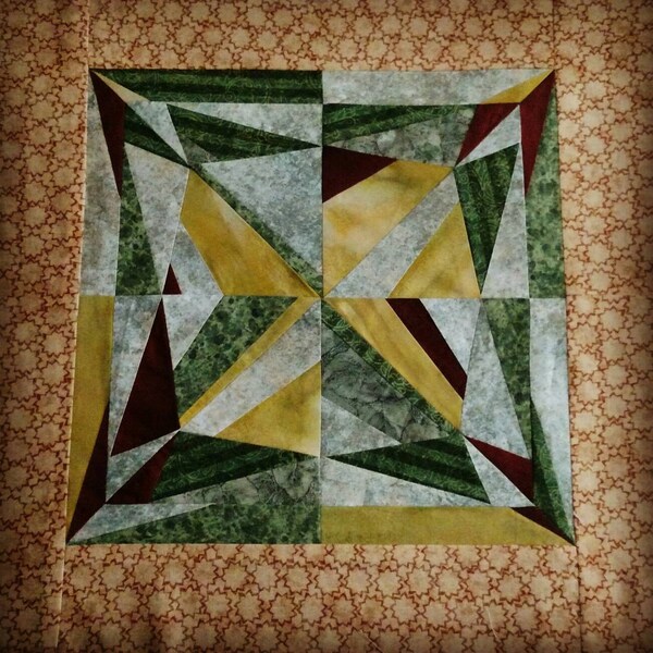 Square Diamond Paper Piecing Pattern - Princess Cut - Gemstone/jewel ...