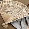 Bulk Personalized Hand Fan Wedding Favors for Guests, Wooden Fans ...
