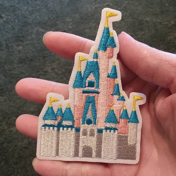 Theme Park Land Castle Iron on Patch - Etsy