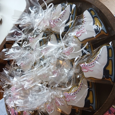 Ice Skate Cookie Favors for Birthdays, Ice Skate Cookies for Banquets ...