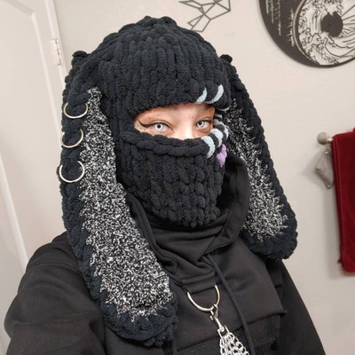 Balaclava Long Bunny Ears, Balaclava Mask, Balaclava Ear, Balaclava ...