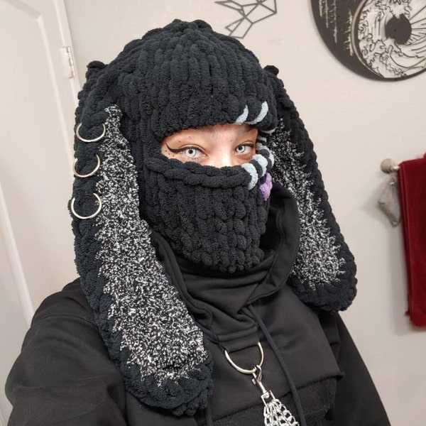 Balaclava Long Bunny Ears, Balaclava Mask, Balaclava Ear, Balaclava ...