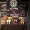 Custom Starbucks Chalkboard Banner: Cafe Theme Party Backdrop - Etsy