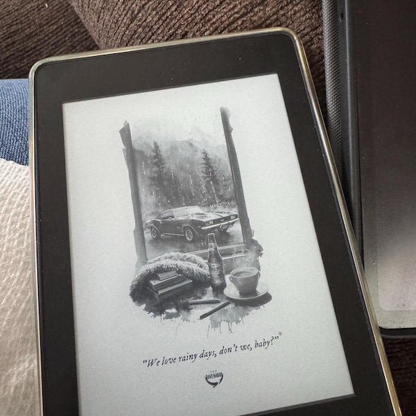 Kindle Paperwhite Full Screen Lock Screen - Minimalistic Custom Name ...