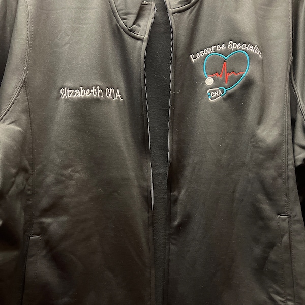 Nurse Jacket | Critical Care Nurse Jacket | RN Zip Sweatshirt | Nurse ...