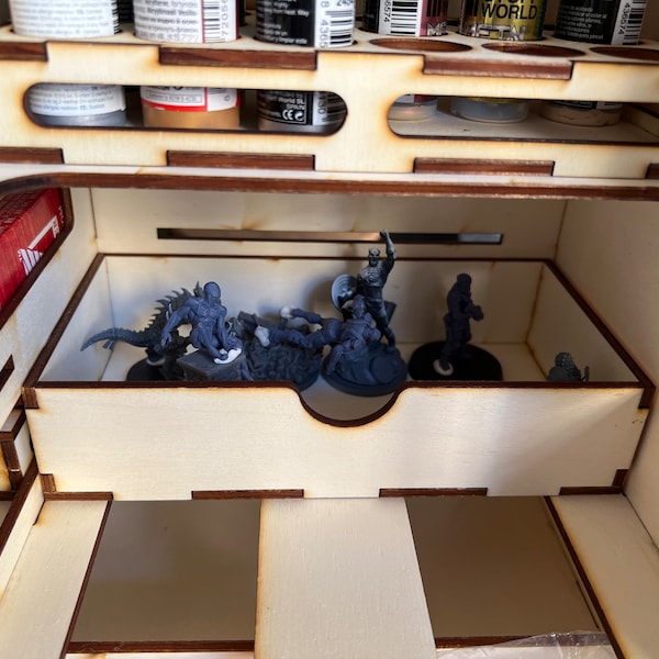 TERA Portable Paint Station, Modular Shelves and Storage Compatible ...