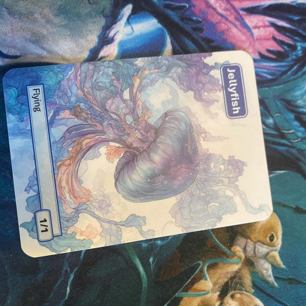 Bird Token MTG (black 2/2 Flying) - Etsy