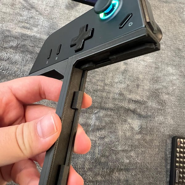 3D Printed Vertical Stand for Legion Go With JSAUX 5-in-1 Docking ...