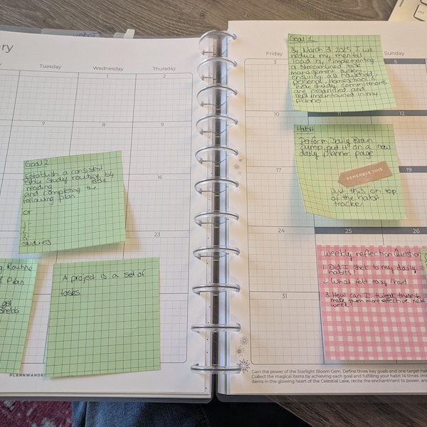 Gamified Daily Digital Planner PDF | Printable Daily Planner Template ...