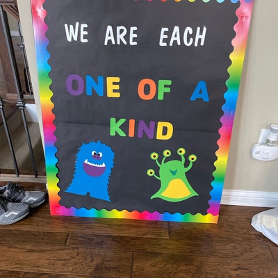 Monster Bulletin Board Set Ready to Hang Bulletin Board - Etsy