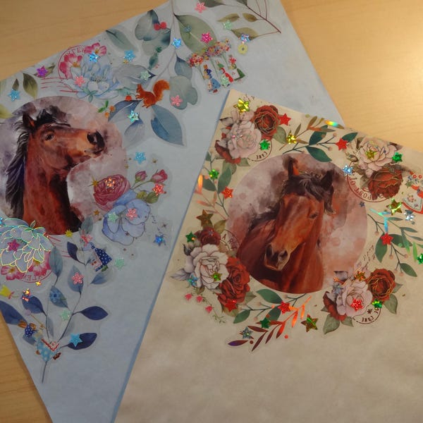 Botanical Book Pages 12 Sheets Coffee Dye - Approx 7.25 X 5" Paper ...