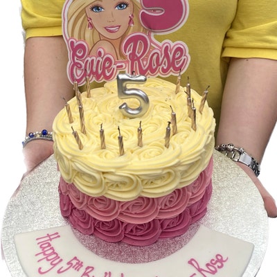 Personalised Barbie Cake Topper - Etsy