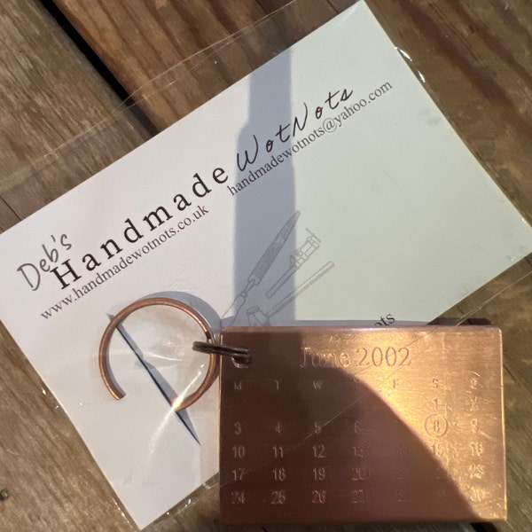 Copper Key Ring Key Chain Distressed Patina Recycled Copper 7th ...