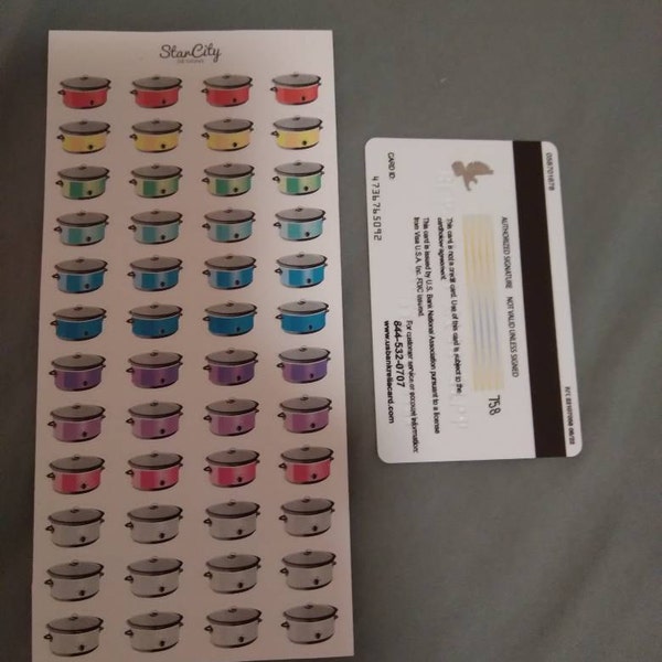 Printable Weekly Planner Boxes for EC Sidebar, Planner Stickers, Meal ...