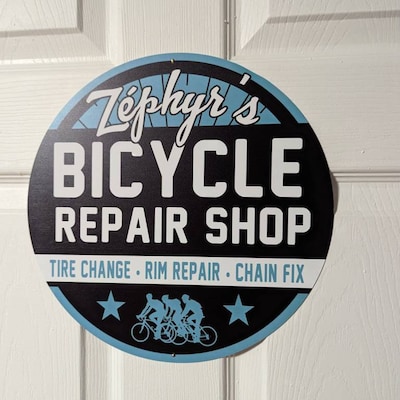 Bicycle Repair Shop Sign Custom Bike Shop Sign Custom Bike - Etsy