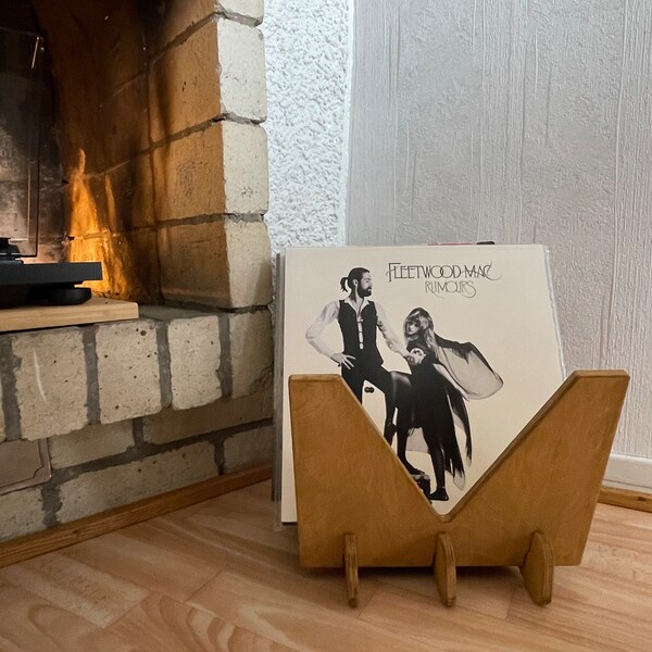 Vinyl Record Box, Handmade Record Storage, Record Flip Rack, Vinyl ...