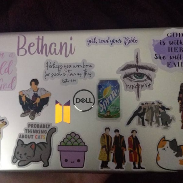 Purple Bible Verse Sticker Pack - Etsy