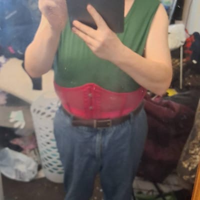 Front Lace up Corset Heavy Duty Underbust Front Laced Corset Steel ...