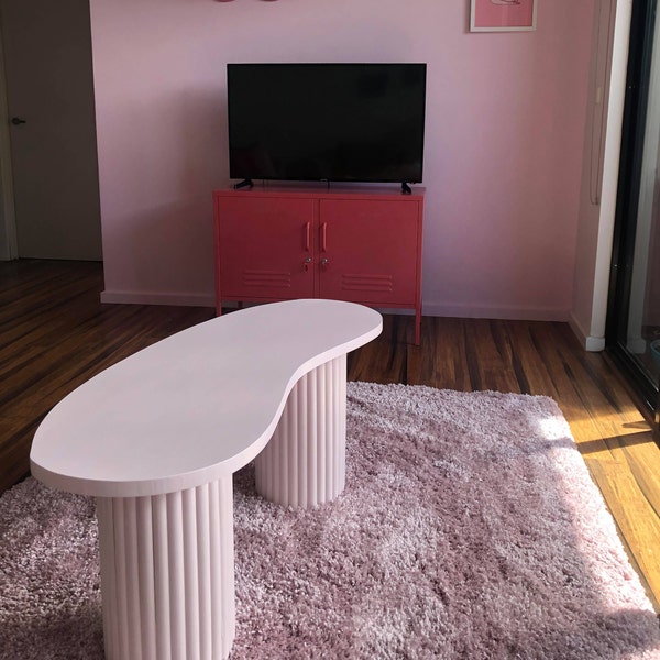 Wooden Peanut Shaped Desk/console/hall Table - Etsy