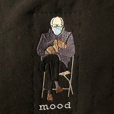 Bernie Sanders Embroidery Digital Design 5 Sizes Available 2021 PES JEF ...