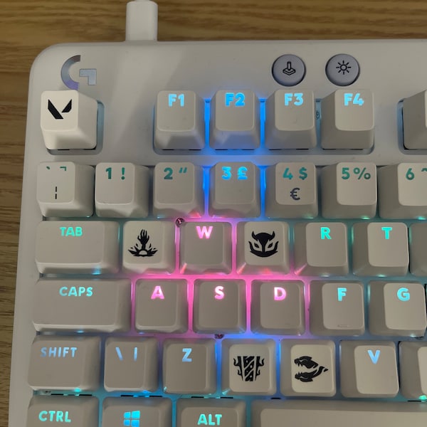 FADE - Valorant Keycaps - Agent Abilities - OEM Profile - Fits Cherry ...
